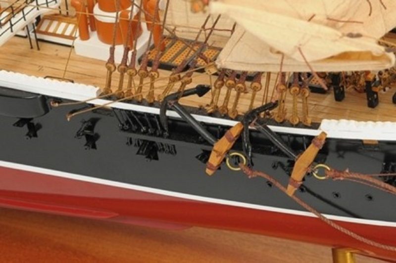 HMS Warrior Model Ship,handcrafted,wooden,ready made,Premier range ...