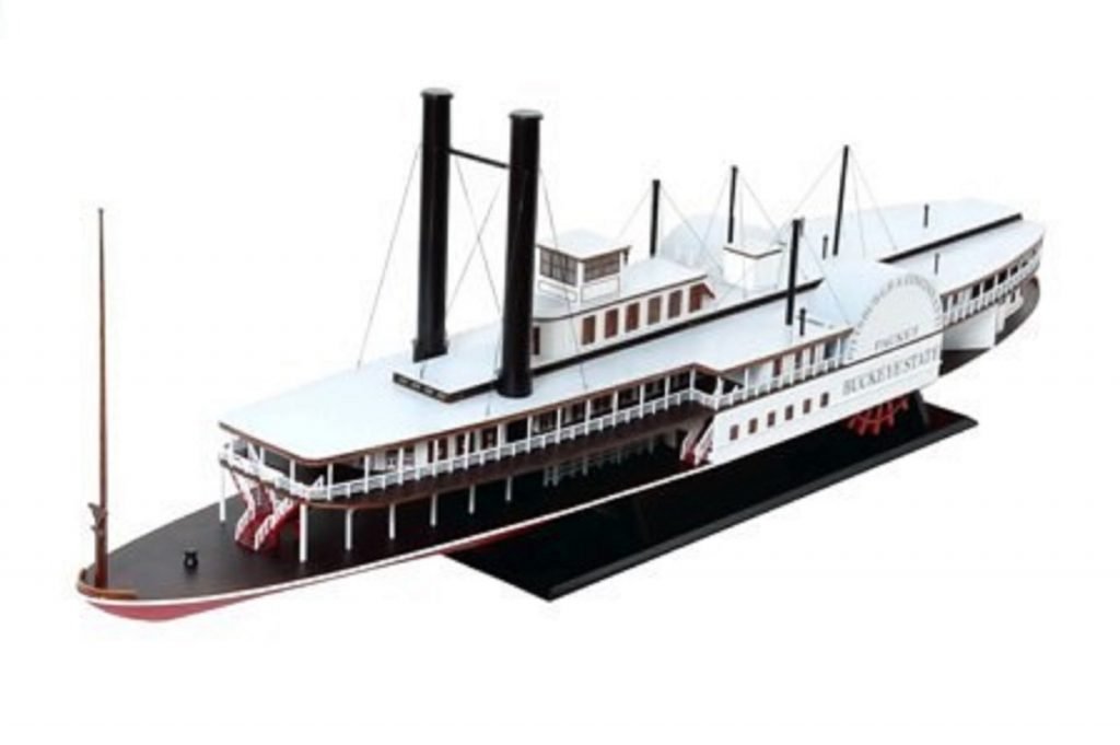 Buckeye Paddle Steamer,custom built,wooden,handcrafted,ready made,model ...