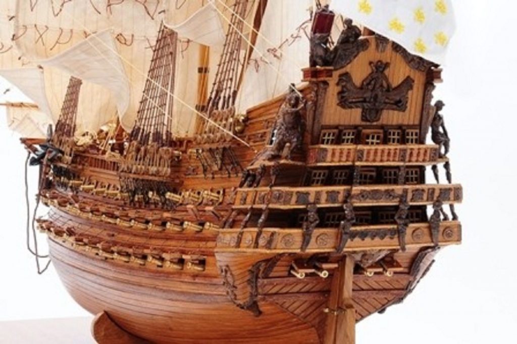 Soleil Royal Model Ship,historical,ship models,handcrafted,wooden,ready ...