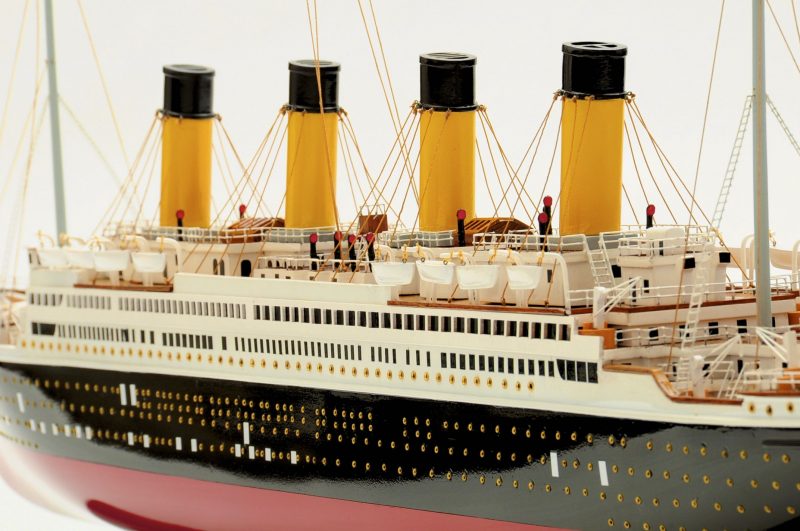 RMS Titanic Ship Model ,handcrafted,ready made,wooden,tall ship ...