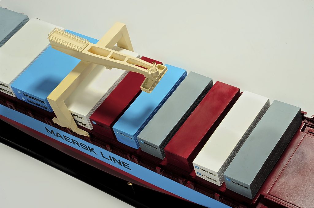 Container Model Ship 2, Bespoke Ship & Boat Models, High-Quality Model ...