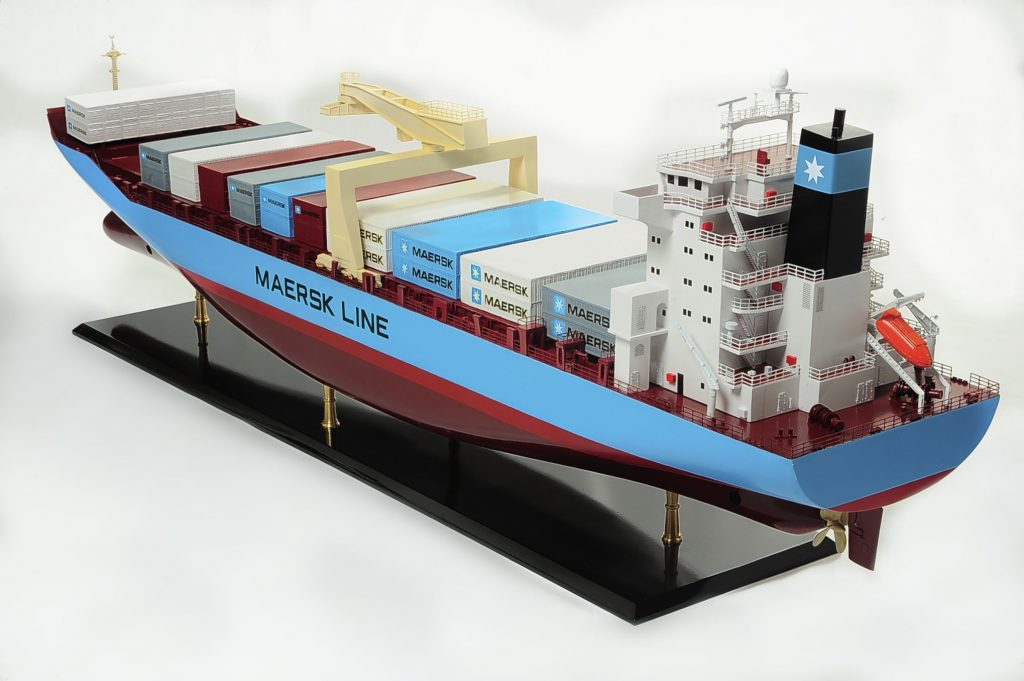 Container Model Ship 2, Bespoke Ship & Boat Models, High-Quality Model ...