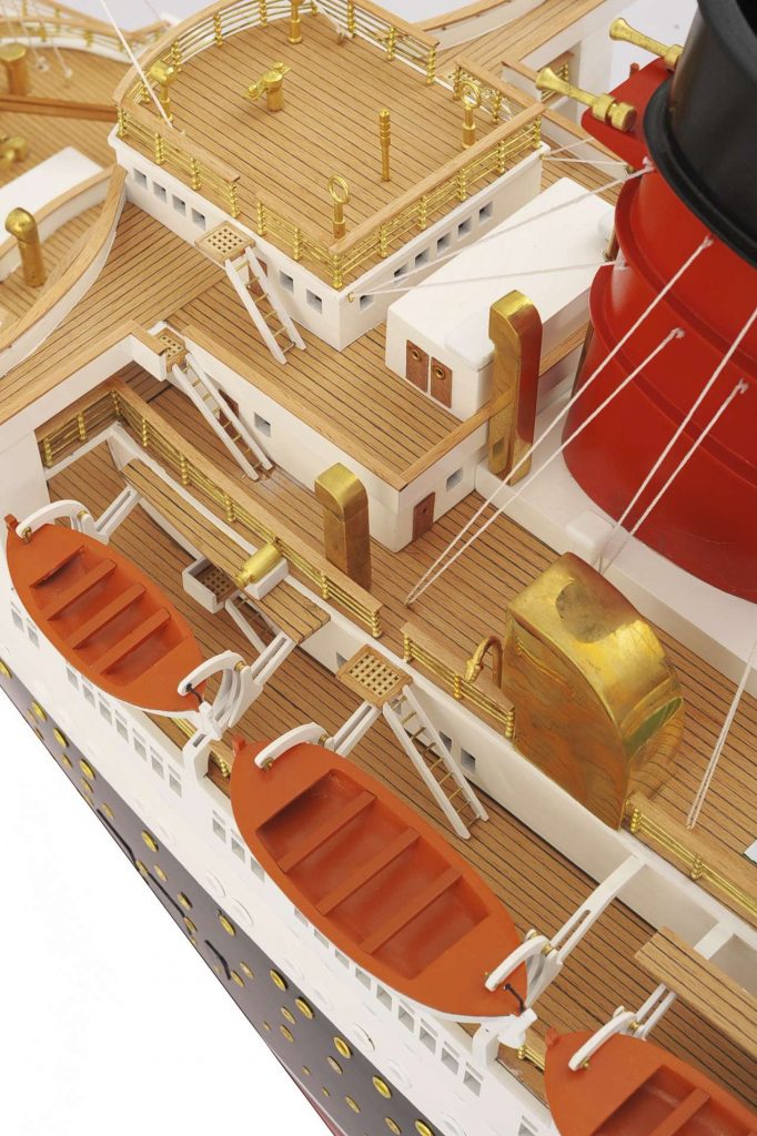 RMS Queen Mary Model,handcrafted ,ready made,wooden,historic models ...