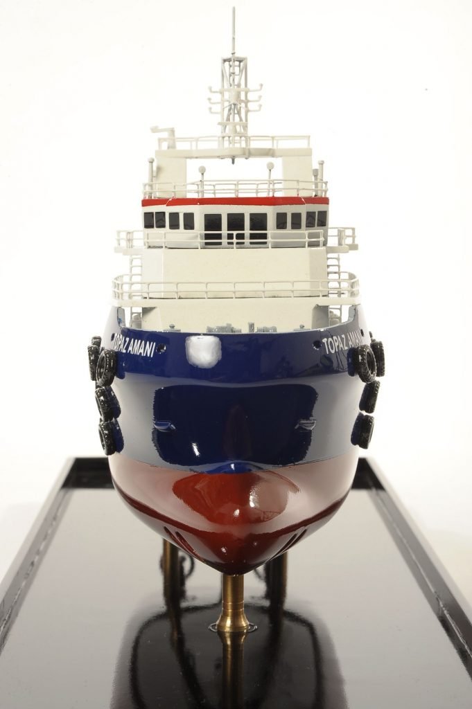 Topaz Marine Supply Vessel Model ship, Bespoke Model Ships, Custom ...