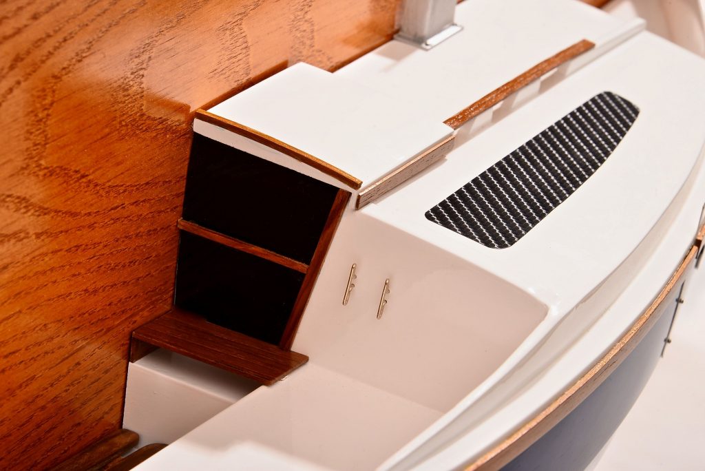 Cornish Shrimper Half Model Ship