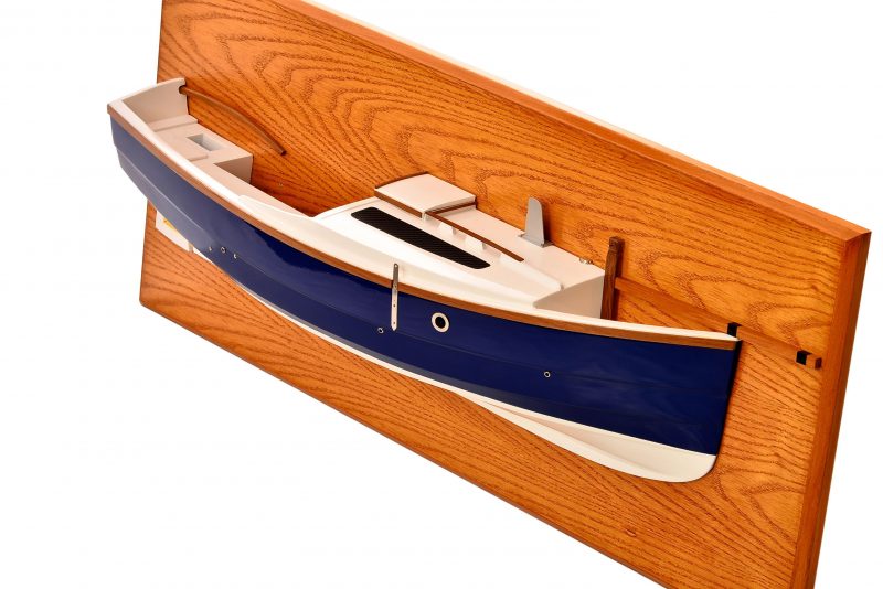 Cornish Shrimper Half Model Ship