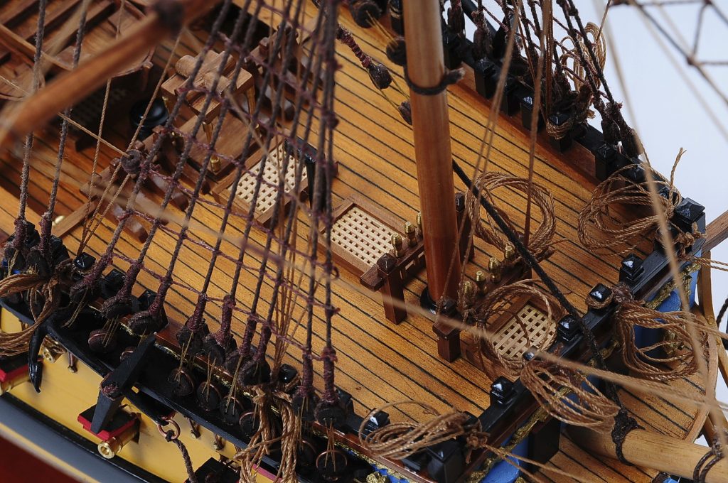 HMS Bellona Model Ship, wooden,historical,handcrafted,ready made,tall ...