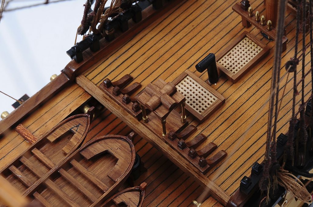 HMS Bellona Model Ship, wooden,historical,handcrafted,ready made,tall ...